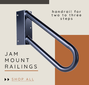 Handrails for Steps Outside & Indoors — Hold-Tight Handrails